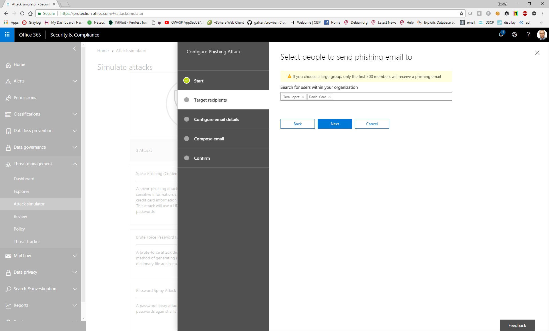 Office 365 Attack Simulator Overview – PwnDefend