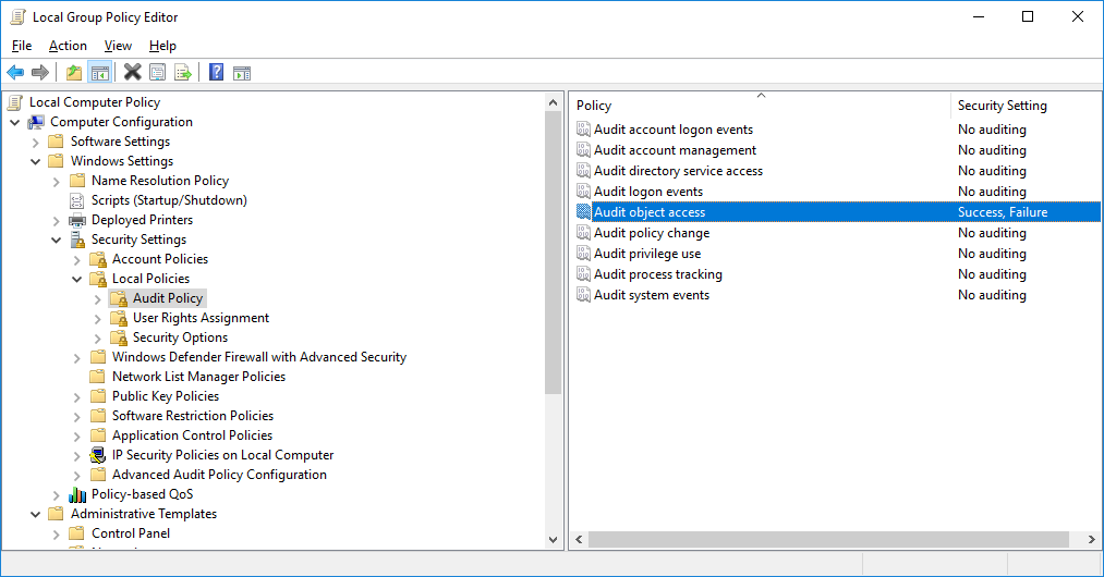 How to audit sensitive file changes using out of the box Windows Tools ...
