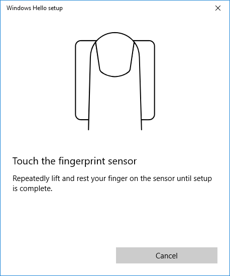 Using Windows Hello to enable fingerprint authentication – PwnDefend