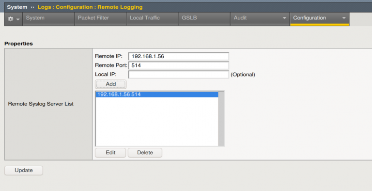 Configuring SYSLOG integration with F5 BIG-IP – PwnDefend
