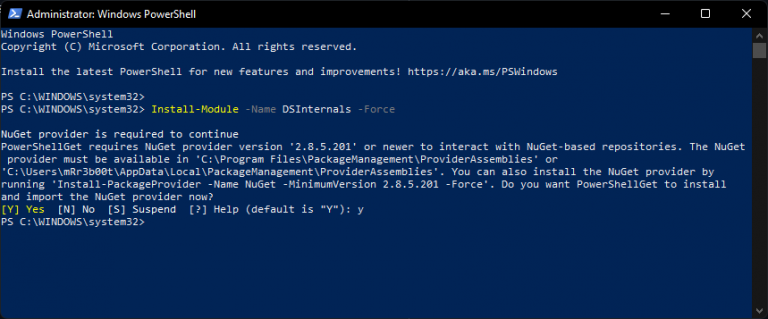 Audit NTDS.DIT using DSINTERNALS – PwnDefend