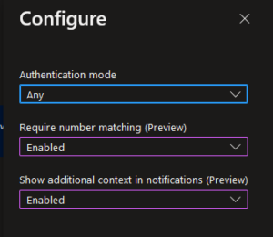 Enable Number Matching in Azure MFA – PwnDefend