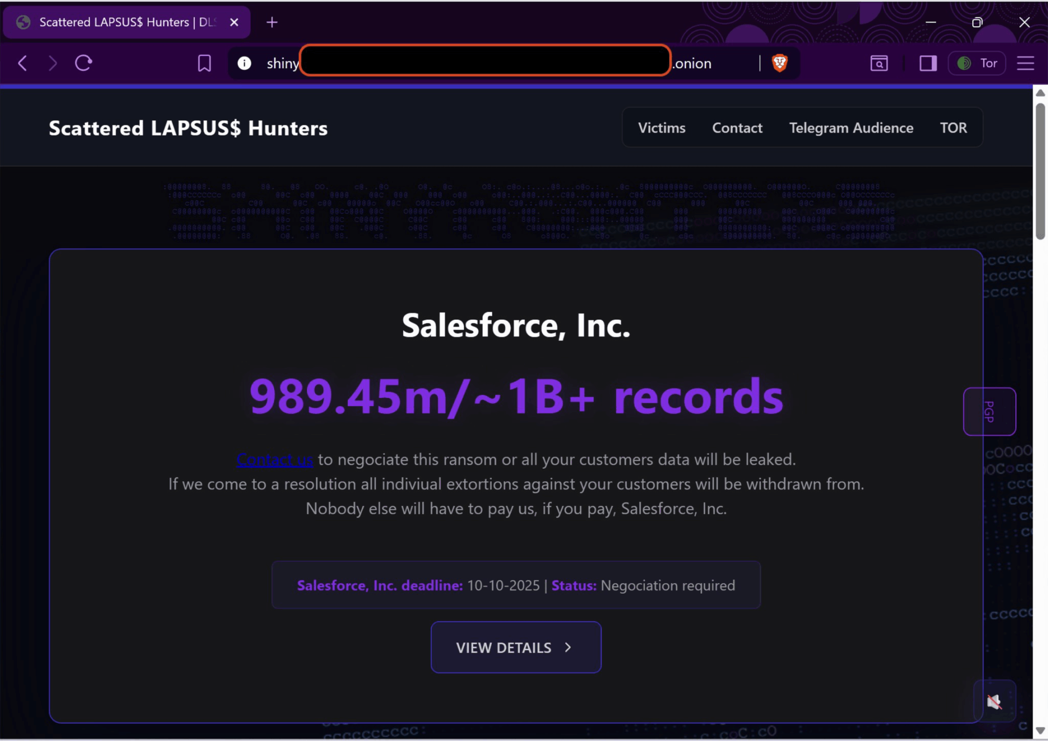 Shiny Hunters / Scattered Spider Alleged Victims – PwnDefend